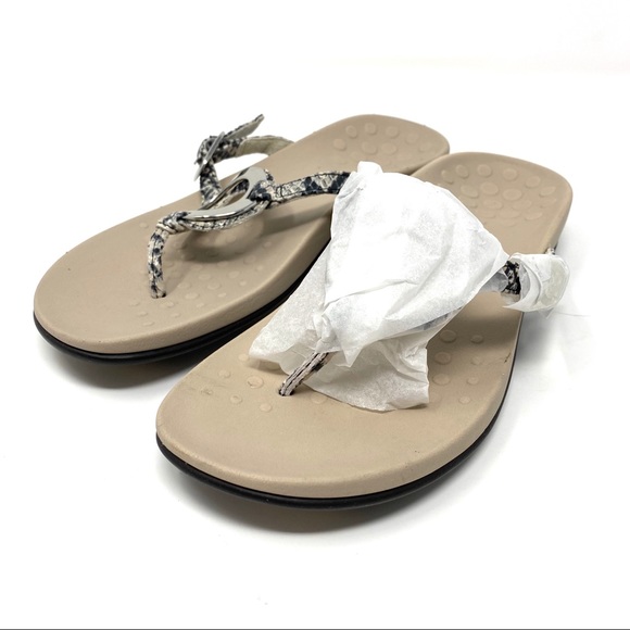 Vionic | Shoes | Vionic Rest Karina Sandals Natural Snake | Poshmark